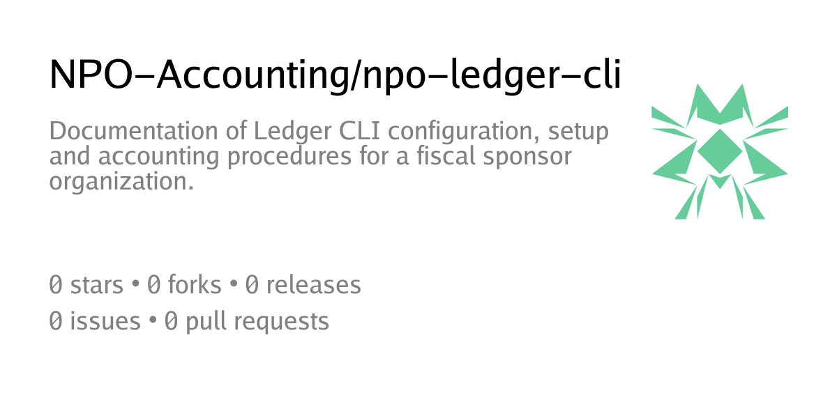 npo-ledger-cli/accounts at master - NPO-Accounting/npo-ledger-cli - Software Freedom Conservancy ...